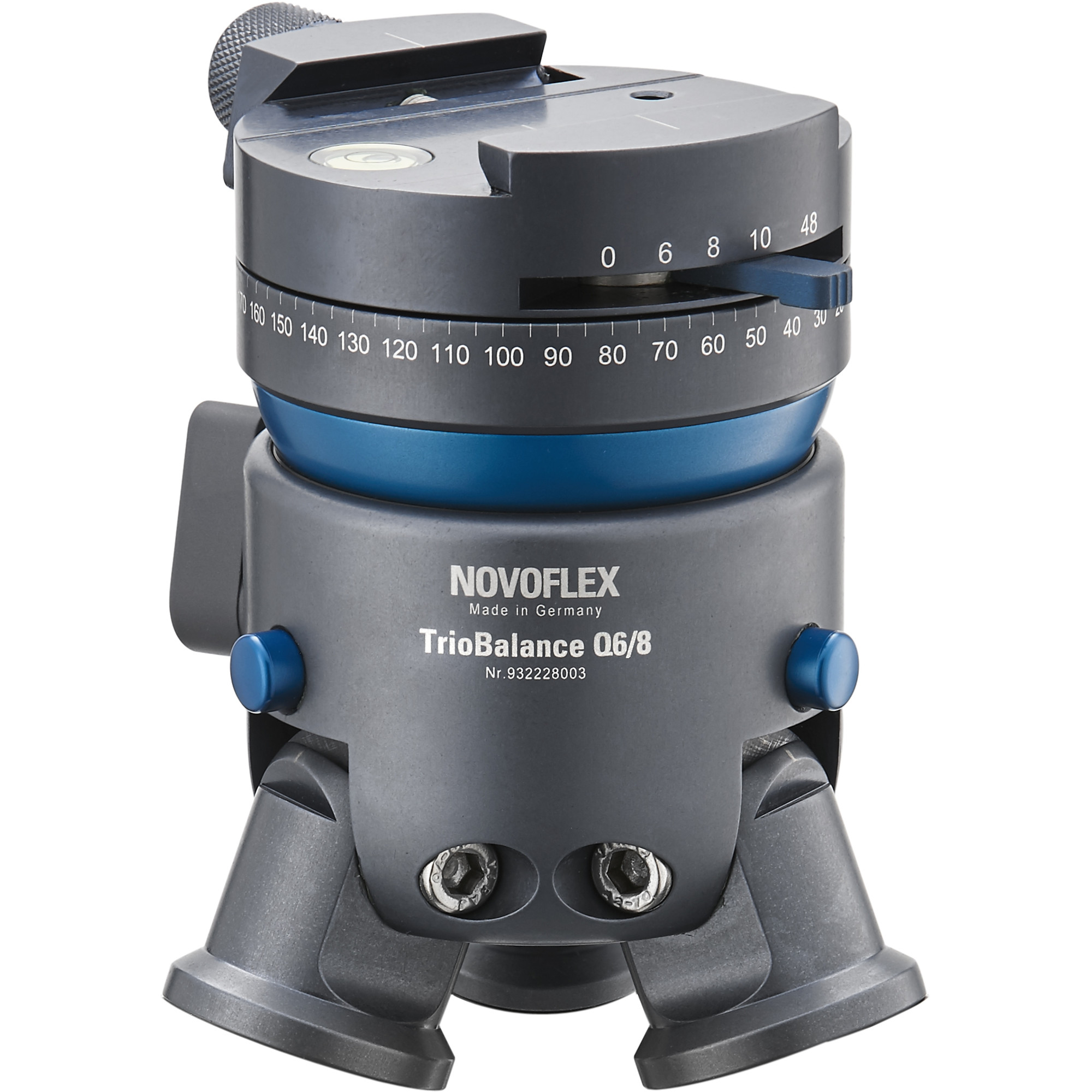 Trépied en aluminium Novoflex Tête TrioBalance Q 6/8 avec base panorama ...