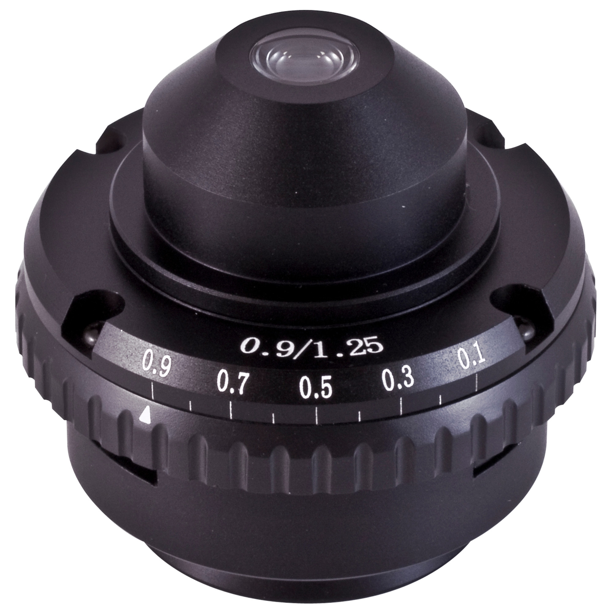 Motic Condenseur d'Abbe, O.N. 0,90/1,25, diaphragme à iris et encoche ...